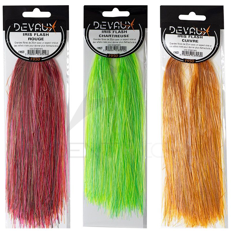 Montage mouche fibres synthétiques Iris Flash DEVAUX - Ardent fly fishing