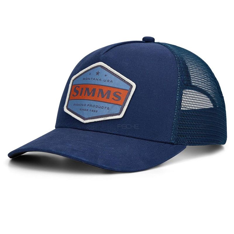 Casquette SIMMS Double Haul Trucker Selvedge H. Badge - Ardent fly fishing
